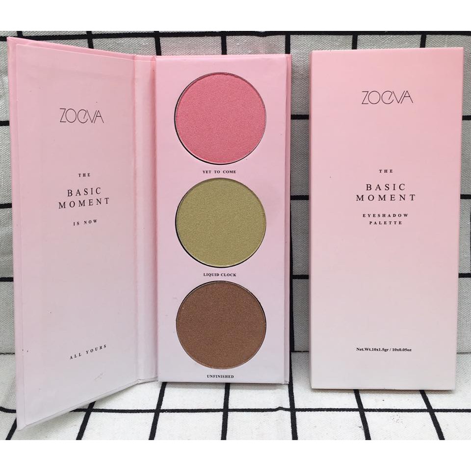 ZVA THE BASIC MMENT EYESHADOW PALETTE (3 Color palette) | Shopee Malaysia