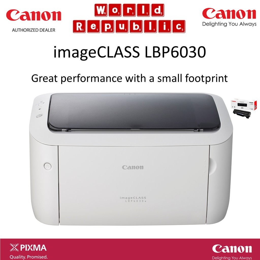 Canon LaserJet Printer LBP6030 Single Function Monochrome Laser Printer - Canon 325 Toner ...