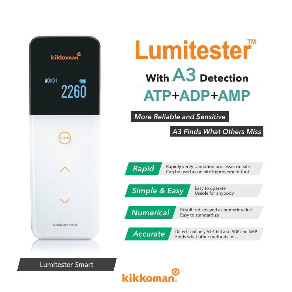 Kikkoman Lumitester Smart Hygiene Monitoring System (ATP Meter ...