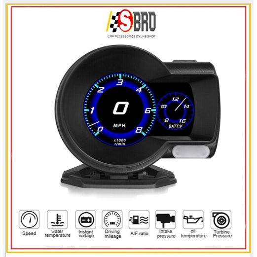 OBD2 Multi Function CAR SMART UPGRADE NEW VERSION Digital Gauge Meter ...