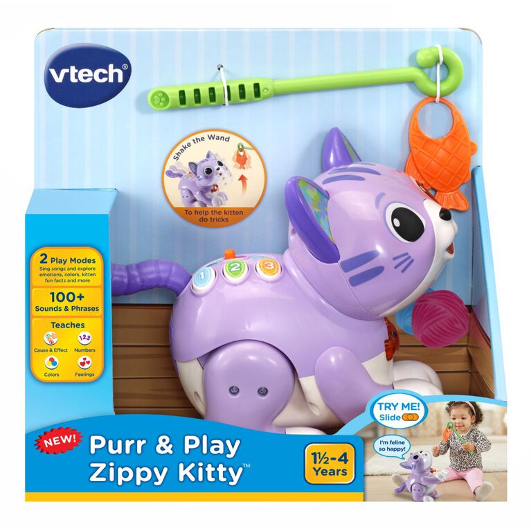 Vtech PURR & PLAY ZIPPY KITTY (VTUS) | Shopee Malaysia