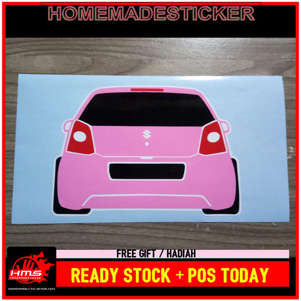 Sticker Belakang Kereta Suzuki Alto 1 Pcs | Shopee Malaysia