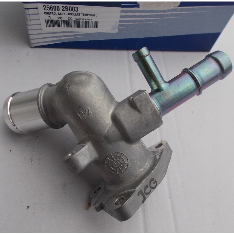 THERMOSTAT HOUSING W/SENSOR / CONTROL ASSY- COOLANT ( GENUINE ) KIA ...