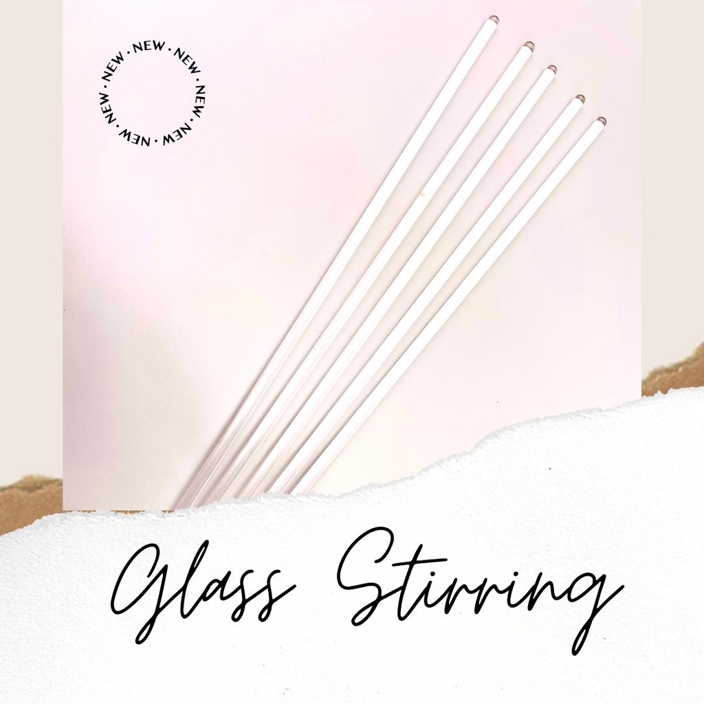 Glass Stirring Mixer sticks Mixing Rod 30cm Laboratory use | Shopee ...