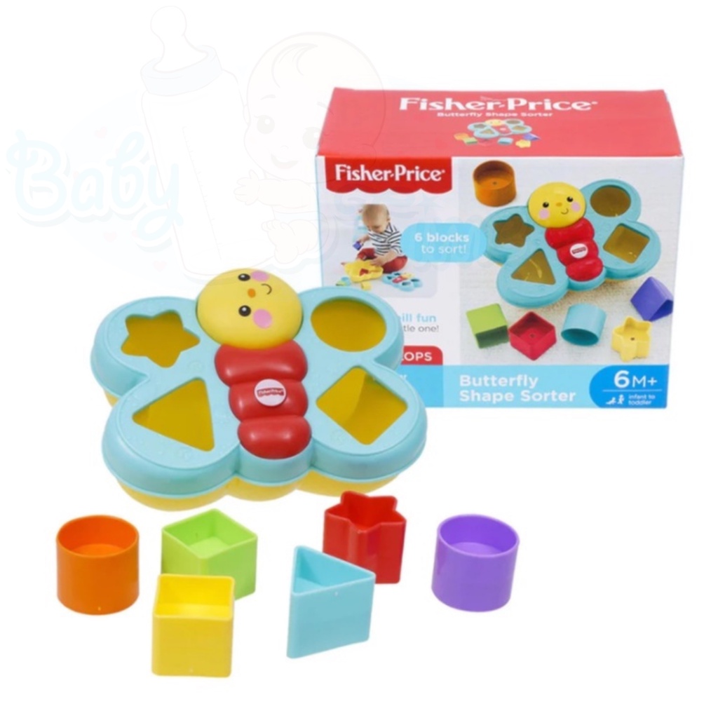 Fisher Price - Infant Butterfly Shape Sorter | Shopee Malaysia