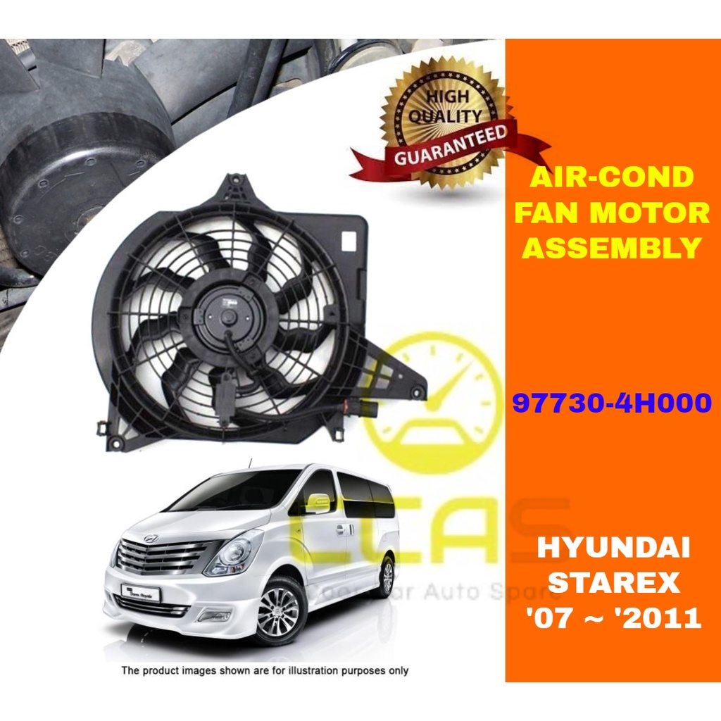 Air-Cond Fan Motor Cooling Assembly set - Hyundai Starex 2007 ~ 2011 ...