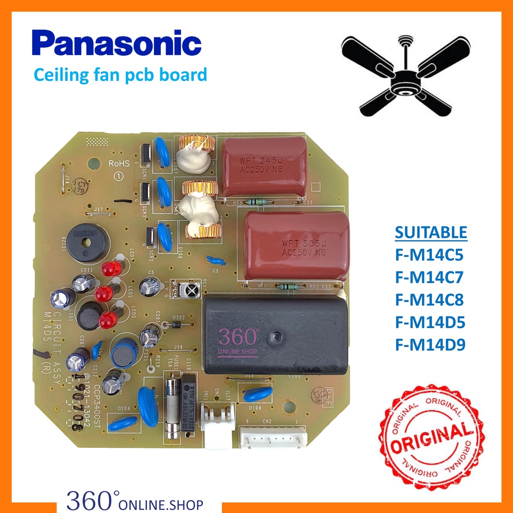 **Original** Panasonic Ceiling Fan Pcb Board | Shopee Malaysia