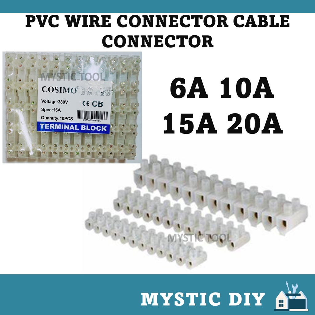 5A 10A 15A 20A 30A PVC Wire Cable connector connecter Terminal Block 12 ...