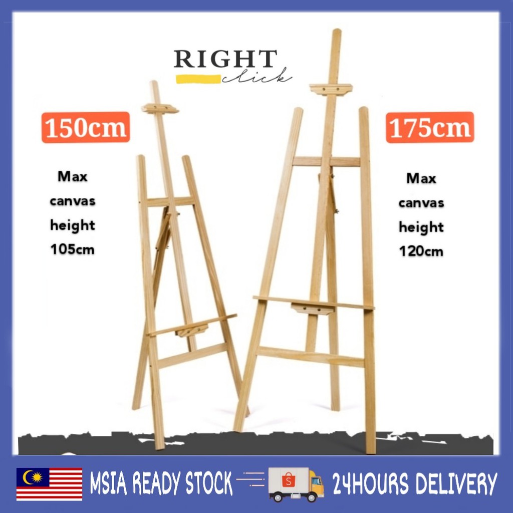 RCK Wood Easel 175cm Pine Wood Display Stand Art Painting Sketching ...