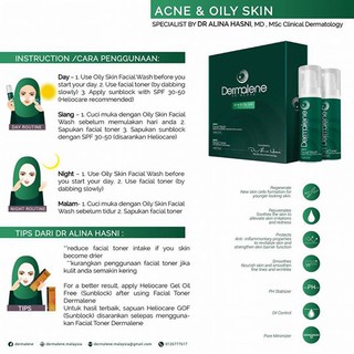 PROMOSI!!!!!....DERMALENE ACNE & OILY SKINCARE(FREE GIFT + POSTAGE ...