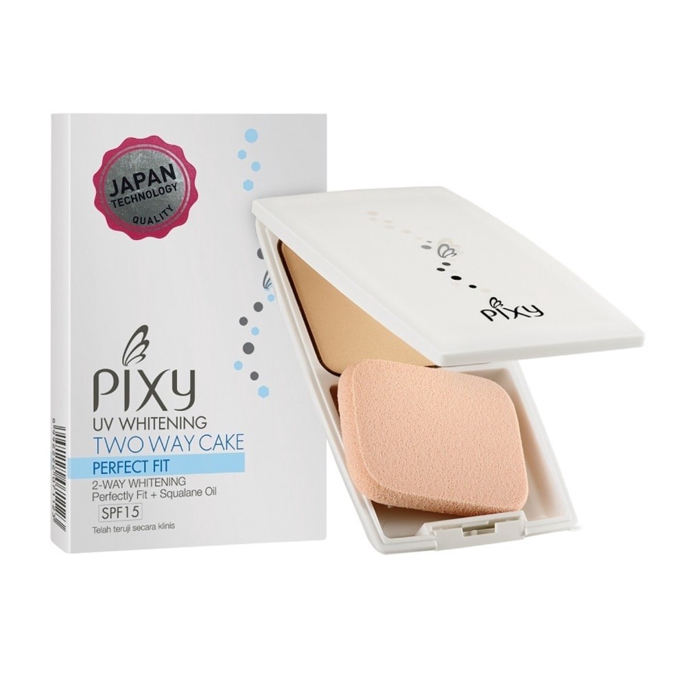 Pixy UV Whitening SPF15 2 Way Cake 12.2g Makeup Compact Powder / Bedak ...