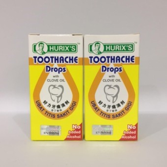 Hurix's Toothache Drops with Clove Oil 2ml x 2 unit | Shopee Malaysia