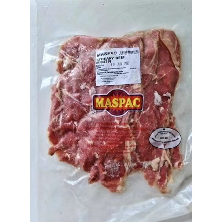 STREAKY BEEF BACON HALAL 2KG - MIN ORDER UNTIL SHIPPING OVER RM39 ...