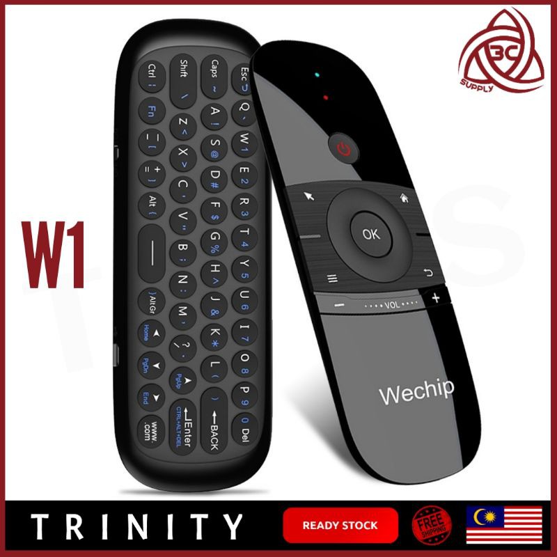 Wechip W1 Original 2.4G Air Mouse Wireless Keyboard Remote Control 6 ...
