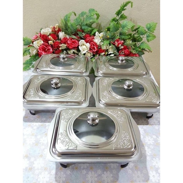 ORIGINAL Bekas Buffet Ukiran Rose (5 bekas untuk 1 set) | Shopee Malaysia