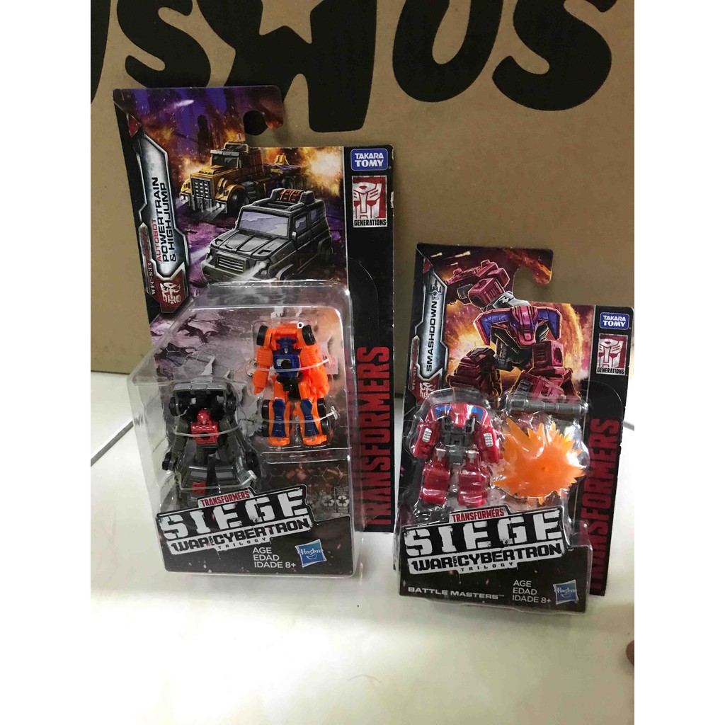 Hasbro Transformers Siege WFC smashdown Powertrain Highjump NEW ...