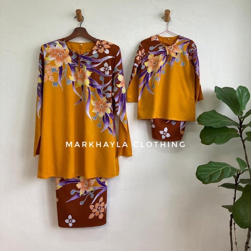 mini kurung batik lukis exclusive | Shopee Malaysia