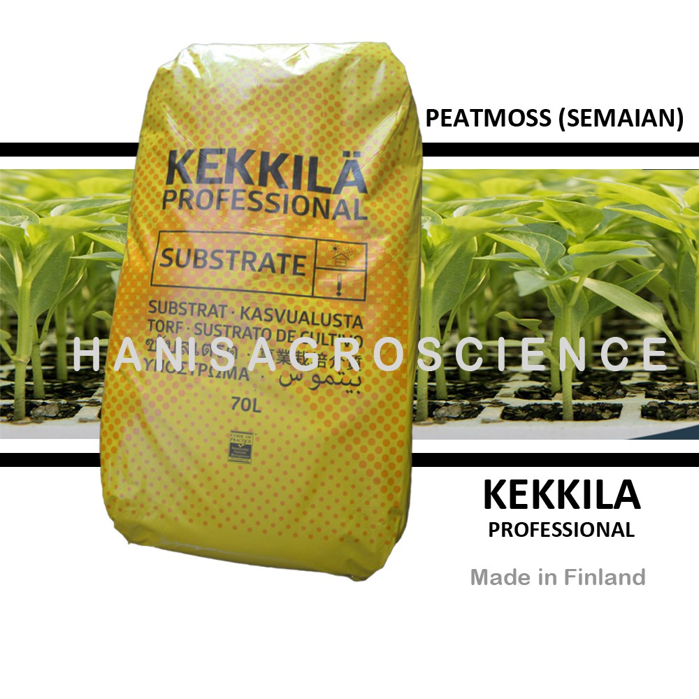 2Kg Tanah Semai PEATMOSS KEKKILA Dari Finland - Tanah Semai Subur ...