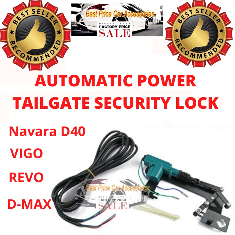 Automatic Power Tailgate Security Lock For Toyota Hilux VIGO / Revo ...