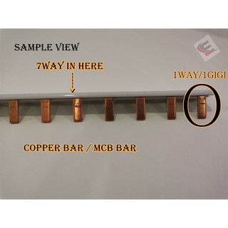 Copper Bar/MCB Bar/Copper Bus Bar with PvC Insulated (1Pole~1GIGI ...