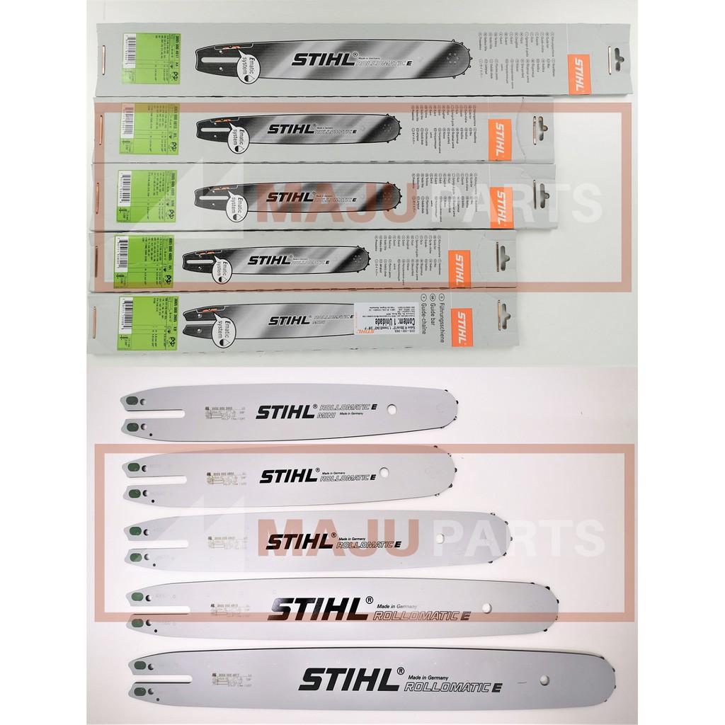 Original STIHL GUIDE BAR PAPAN CHAINSAW MS170 MS180 MS210 12"/14"/16"/18" | Shopee Malaysia
