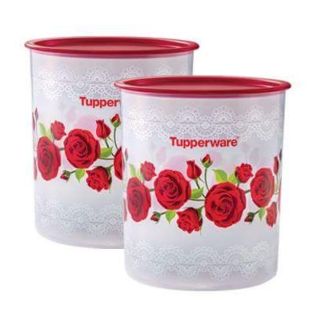 TUPPERWARE-ROYAL RED ROSE OT LARGE (2 pcs) | Shopee Malaysia