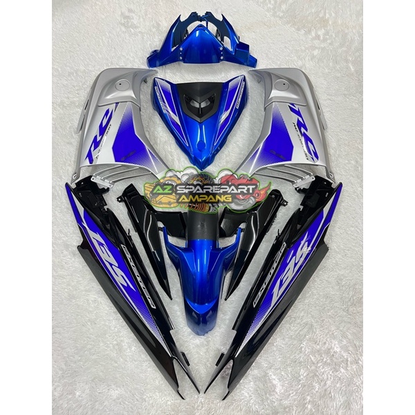 COVERSET HLY YAMAHA LC V6 V7 RC BLUE | Shopee Malaysia