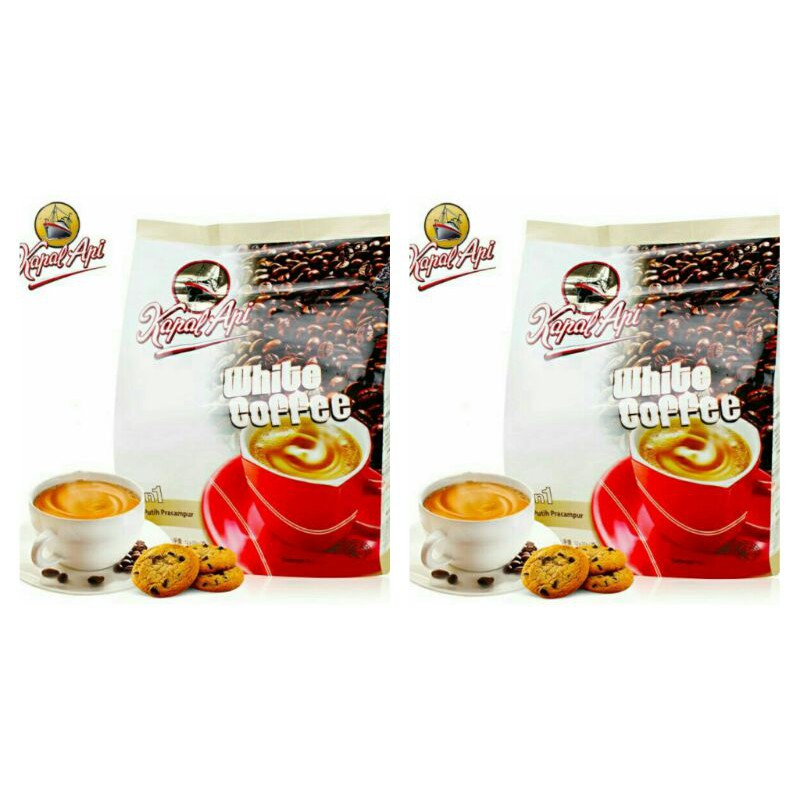 Kapal Api 3 in 1 White Coffee 15s x 15grams (Twin Pack) | Shopee Malaysia