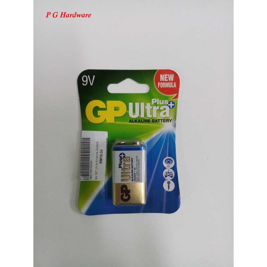 GP Ultra Plus Alkaline Battery @ 9V | Shopee Malaysia