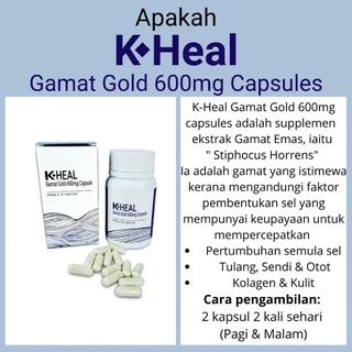 K HEAL GAMAT GOLD KLINK CAPSULES ORIGINAL K LINK | Shopee Malaysia