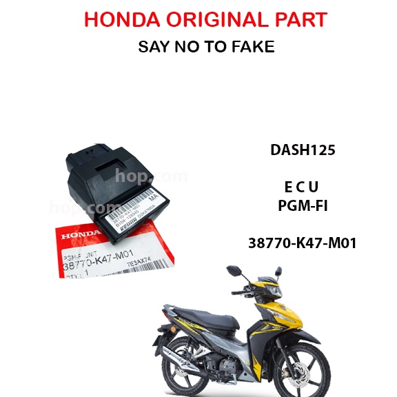 HONDA ORIGINAL DASH125 WAVE ECU PGM-FI UNIT 38770-K47-M01 | Shopee Malaysia