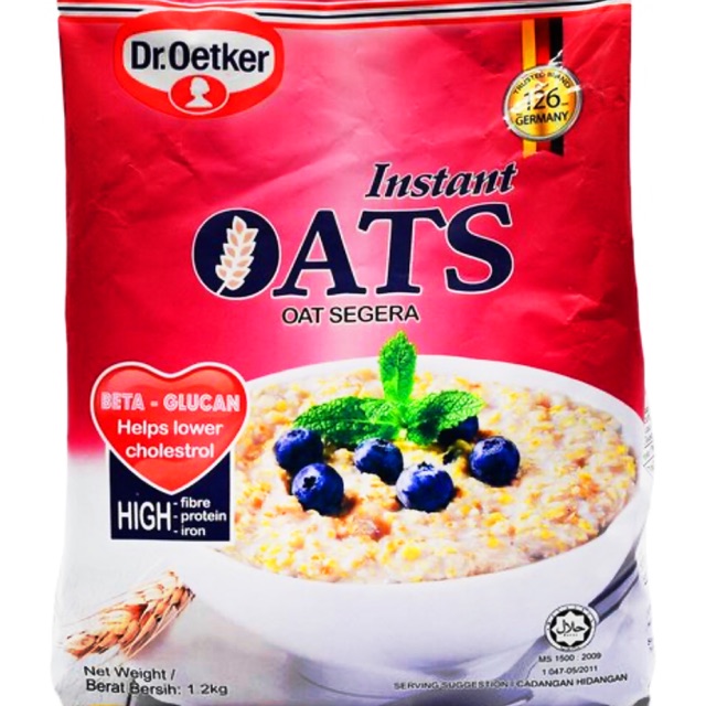 Dr Oetker Instant Oats 1.2kg & 800g | Shopee Malaysia