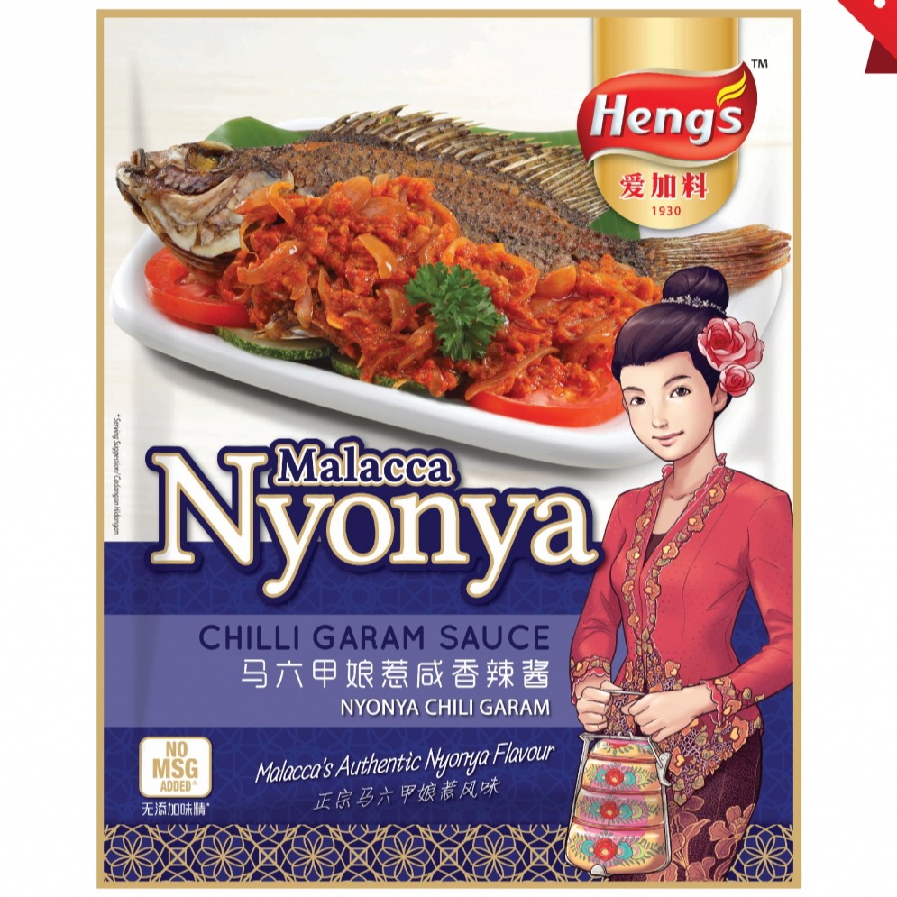 SPECIAL PROMOTION!!! - HENG'S Malacca Nyonya Chilli Garam Sauce (200g ...