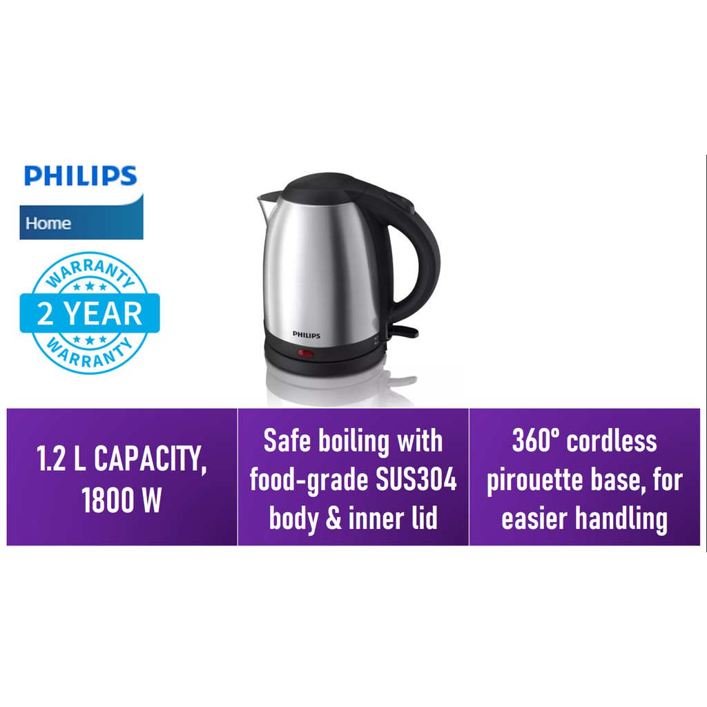 PHILIPS DAILY COLLECTION 1.2L KETTLE HD9303 | Shopee Malaysia
