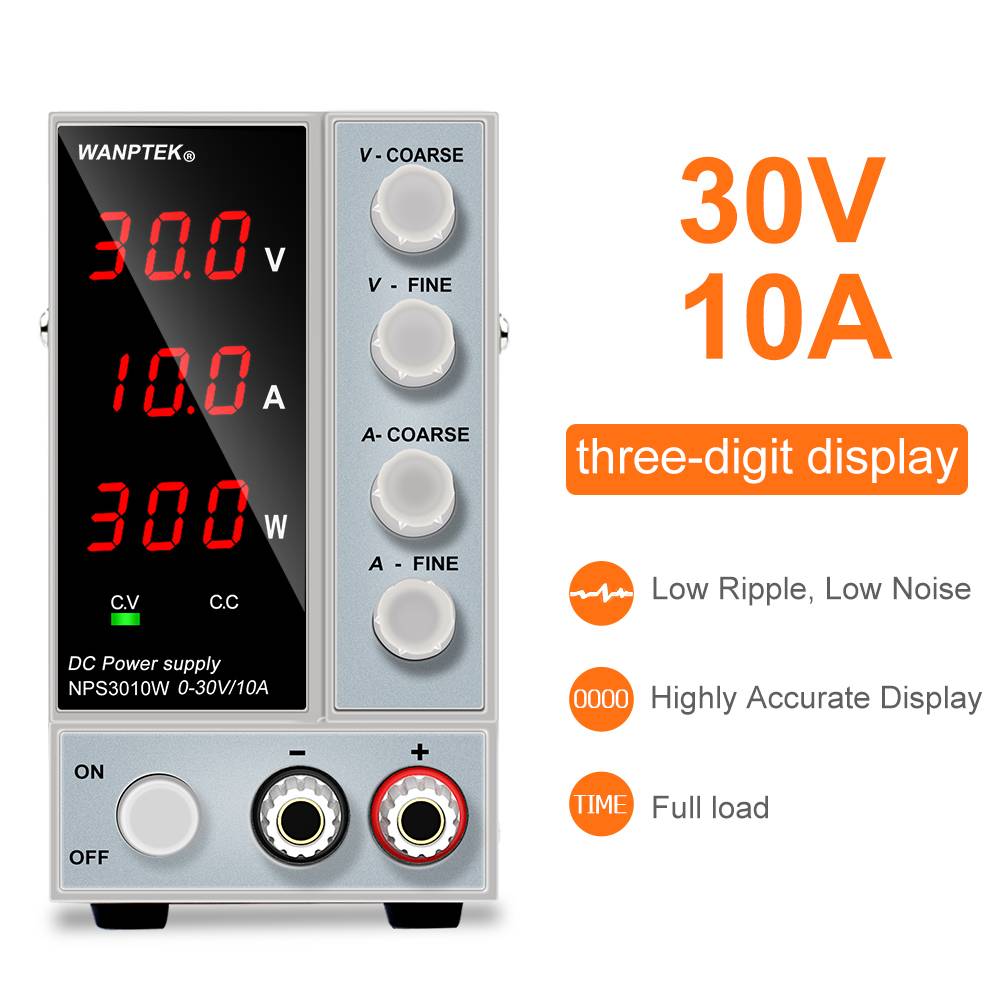 DC Laboratory 60V 5A Regulated Lab Power Supply Adjustable 30V 10A ...