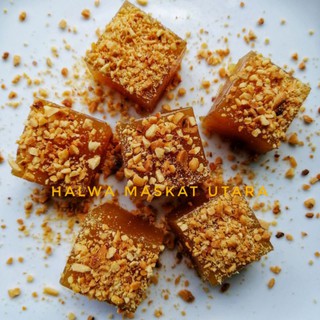 halwa maskat utara Turkish delight versi Malaysia makanan tradisi ...