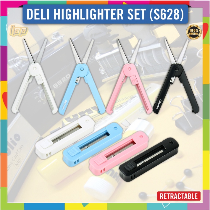 Deli Portable Retractable Scissor / Pocket Scissor (6072) | Shopee Malaysia