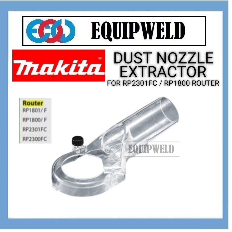 SPARE PART - MAKITA DUST NOZZLE EXTRACTOR SET (ORIGINAL) 194934-8 FOR ...