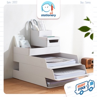 🇲🇾 Ready Stock Multipurpose Stackable Document Organizer Pen Holder ...
