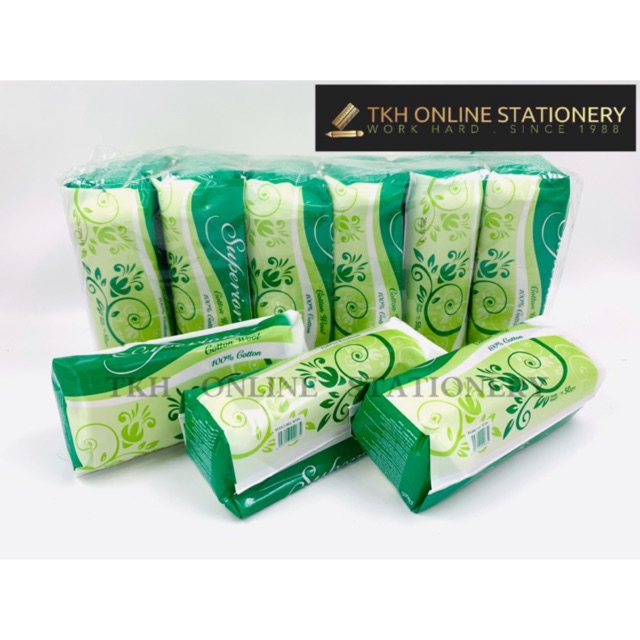 Superior Cotton Wool / Kapas 50g (Small Roll) | Shopee Malaysia