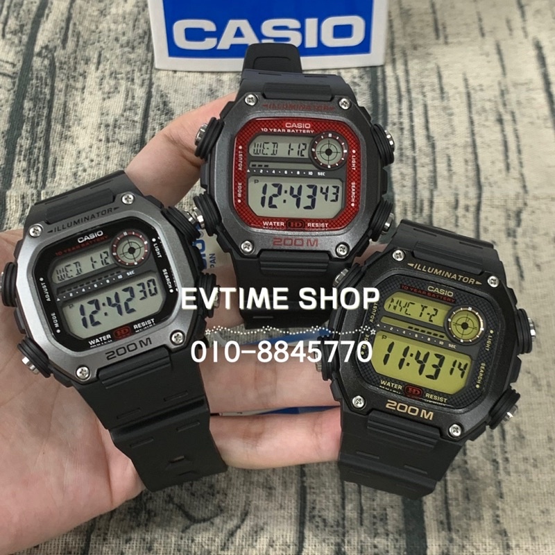 CASIO STANDARD DIGITAL DW-291H-1AVDF / DW-291H-1BVDF / DW-291H-9AVDF ...