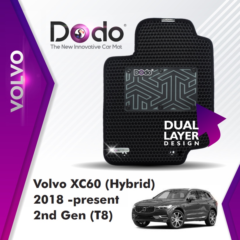 Dodo® Car Mat Volvo XC60 Hybrid 2018 - Present 2nd Generation (T8 ...