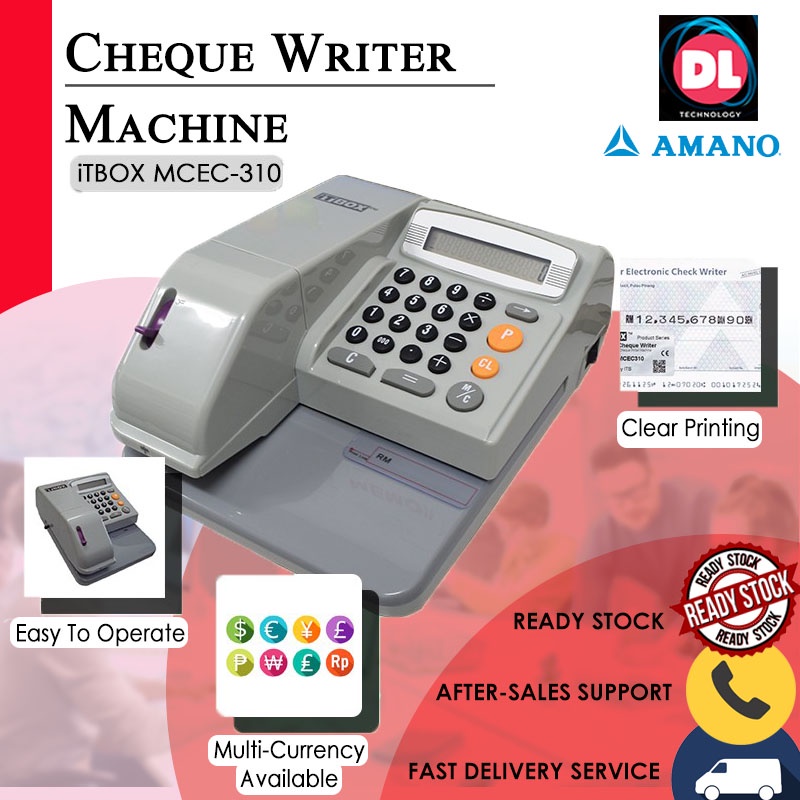 iTBOX Chequewriter Machine MCEC-310 | Cheque Writer | Check Writer ...