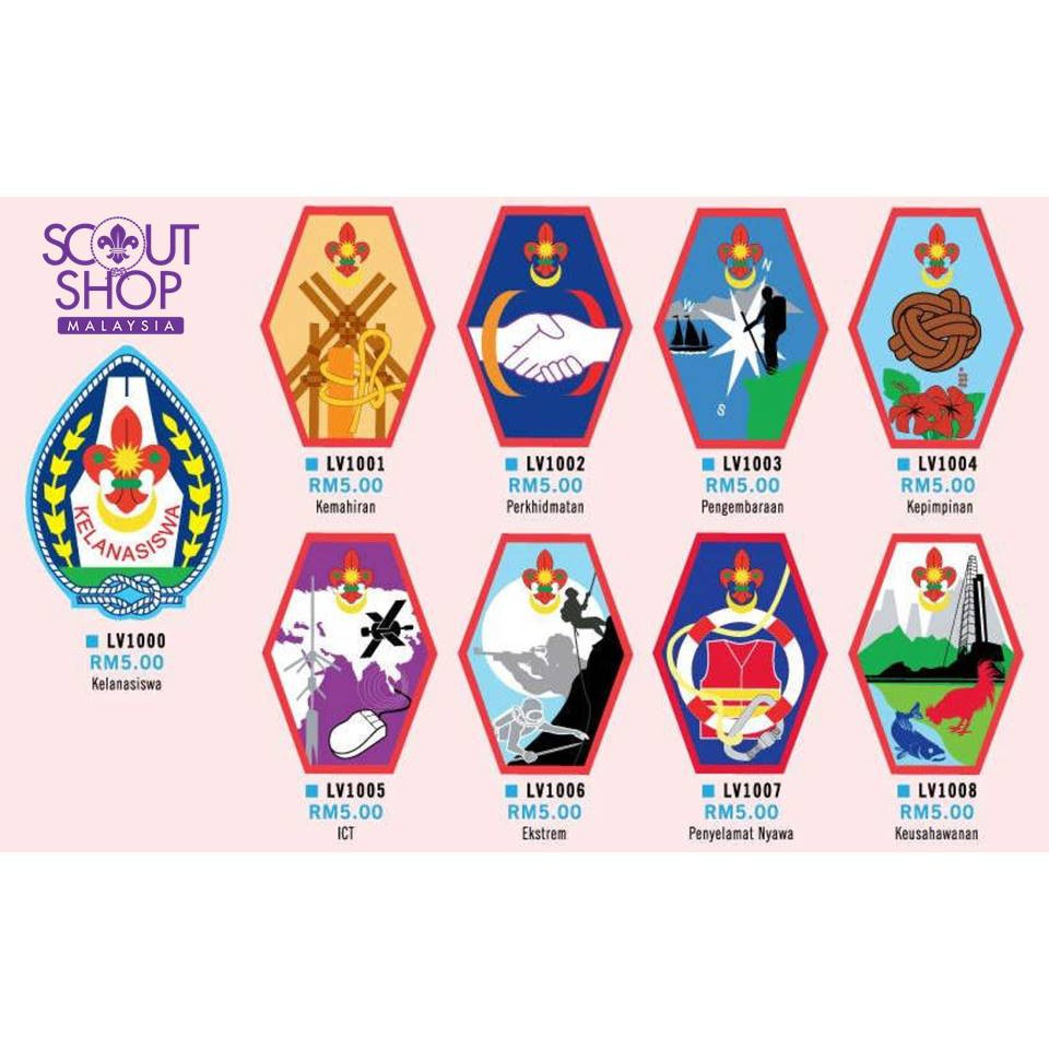[NEW] Lencana Pengakap Kelana **ORIGINAL** ROVER SCOUT BADGE | Shopee ...