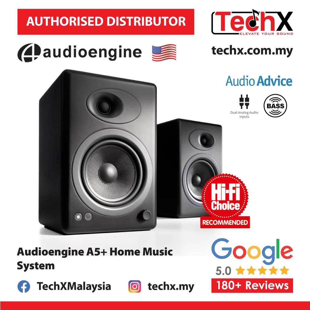 Audioengine A5+ Plus Powered Speaker | Shopee Malaysia