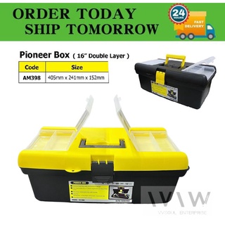 Plastic Multi Purpose Tools Box /Kotak Simpanan /Bekas Hardware /Heavy Duty Tool box Deluxe Box ...