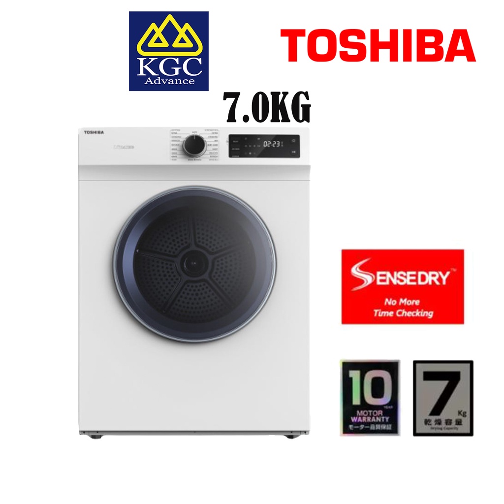 Toshiba Sensedry Tumble Dryer (7kg) TD-H80SEM | Shopee Malaysia