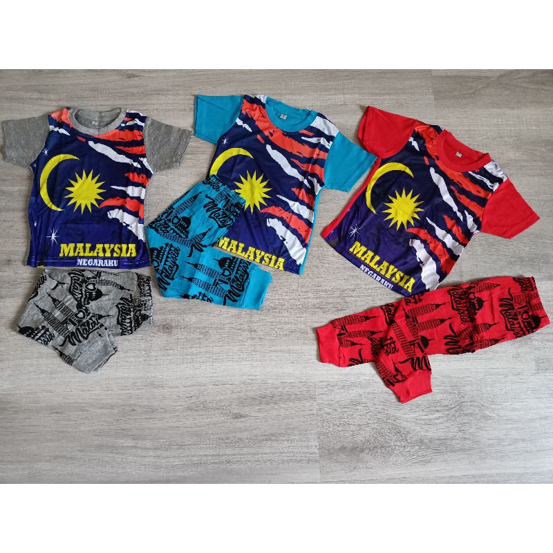 [READY STOCK] Pyjamas MERDEKA ‼️ Pyjamas Kids ‼️ Pyjamas Budak ‼️ ...
