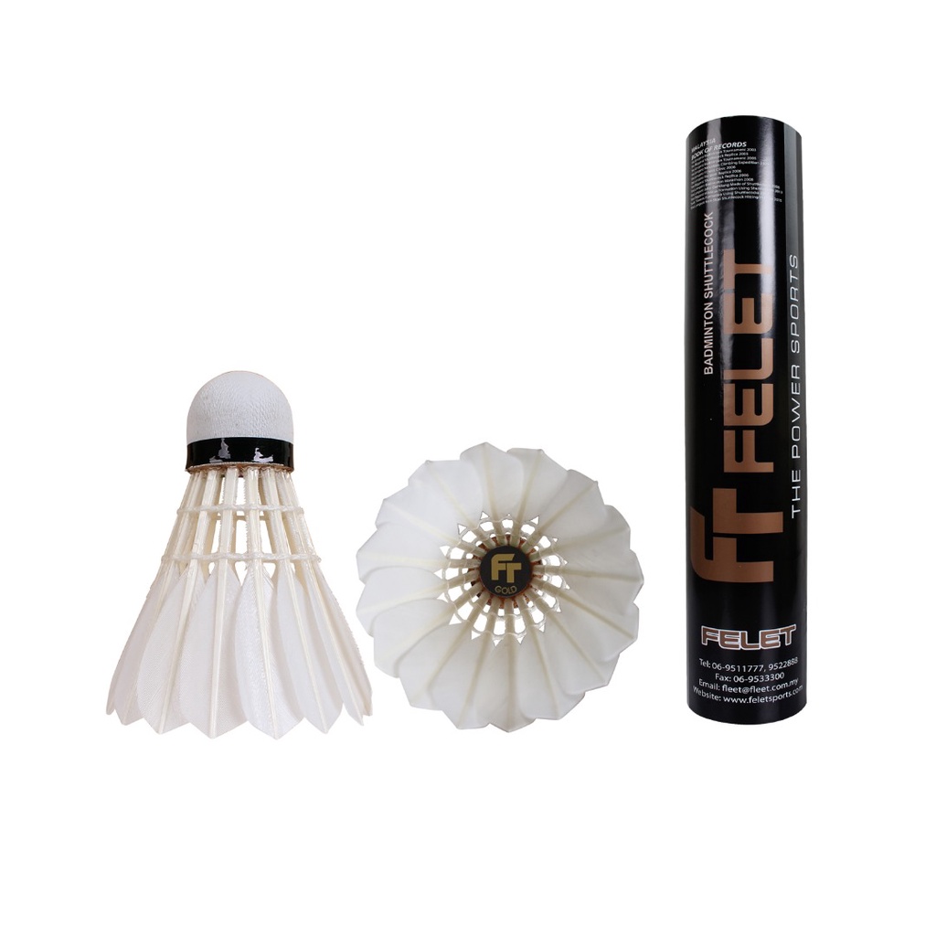 FELET Gold Shuttlecock Speed - 100% Original by FLEET | Shopee Malaysia