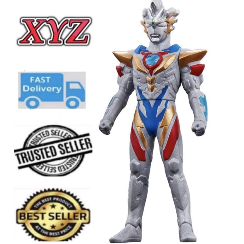 Ultraman Z (Zett) Delta Rise Claw Sofubi Toy Figure Original Bandai ...